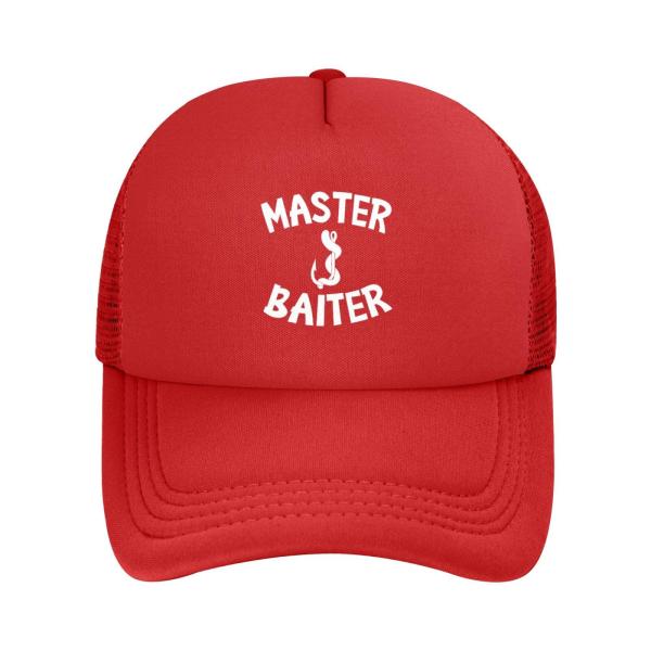 商品名:  Generic Fishing Master Baiter Hat Adjustable Funny Mesh Baseball Cap Summer Trucker Hat Men Women Redブランド: Generic...