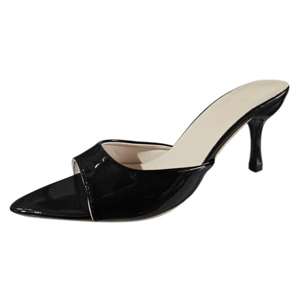 商品名:  8QIDA Cloud Slippers for Women and Men Clear Slingback Heels Square Round Toe Low heel Sandals Slip On Thick Cushi...