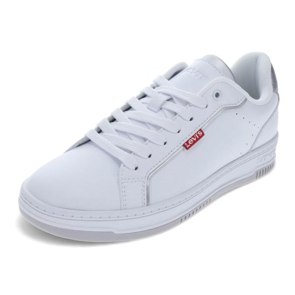 商品名:  Levi's Womens Carrie Synthetic Leather Casual Lace Up Sneaker Shoe, White/Silver, 7.5 Mブランド: Levi's商品サイズ: 7.5高さ: 3...