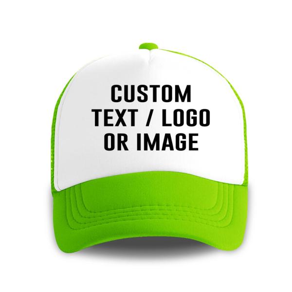 商品名:  Generic Custom Hats Design Your Own Custom Trucker Hats Personalized Hat for Men Women Add Logo Text Image Yellow ...