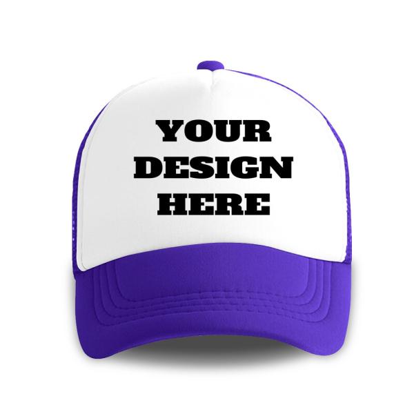 商品名:  Generic Custom Hats Design Your Own Custom Trucker Hats Personalized Hats for Men Women Add Logo Text Image Purple...