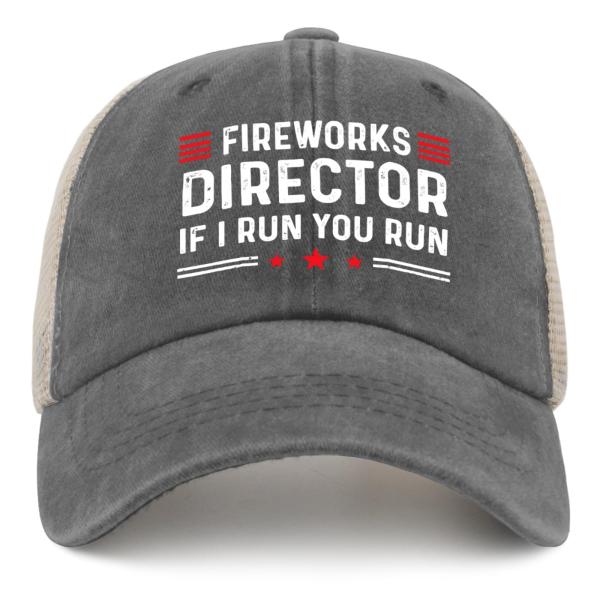商品名:  BEIXBE Fireworks Director If I Run You Run Hat Trucker Hat Women Trendy Mesh Hat for Summer Grayブランド: BEIXBE商品サイズ:...