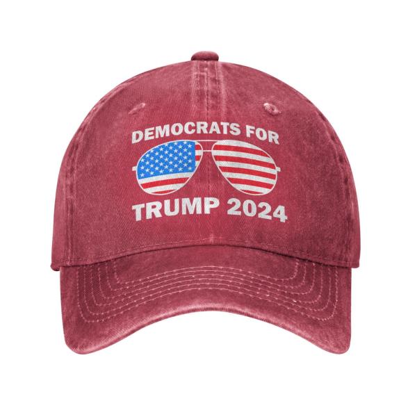 商品名:  Ositerpz Trump 2024 Hat Democrats for Trump 2024 Cap Women Baseball Hats Fashionable Caps Redブランド: Ositerpz商品サイズ: ...
