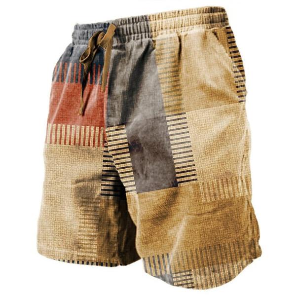 商品名:  aihihe linen cargo shorts men mens bermuda shorts mens drawstring khaki shorts white shorts for men casual summer ...