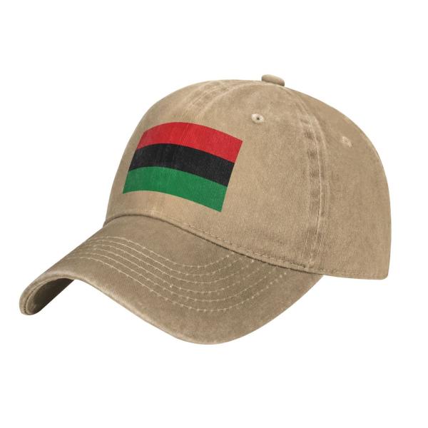 商品名:  JEOQJDSA Pan African Flag Denim Trucker Hat Baseball Cap for Men Or Women Cowboy Dad Naturalブランド: JEOQJDSA高さ: 2.31...