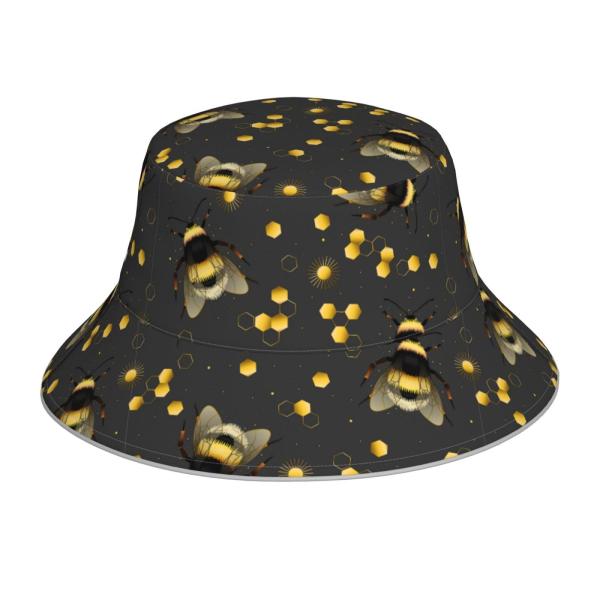 商品名:  Pevtufa Bumblebee Reflective Fisherman's Hat Caps Women Men Fluorescent Hat Casual Cap Blackブランド: Pevtufa商品サイズ: On...