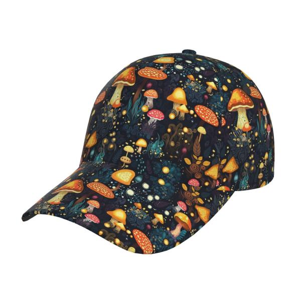 商品名:  Baseball Cap, Adjustable Curved Brim Mushroom Baseball Caps, Outdoor Classic Cute Baseball Hat for Men Womenブランド: ...