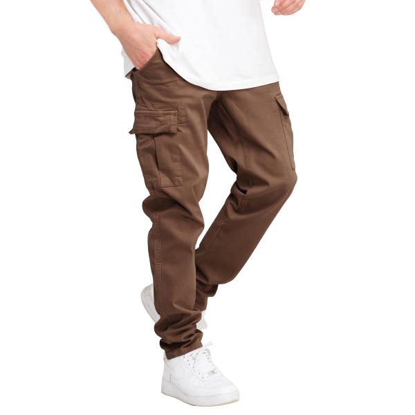 商品名:  THWEI Cargo Pants for Men Casual Drawstring Joggers Cotton Work Sweatpants Multi Pockets Brown Lブランド: THWEI商品サイズ: ...