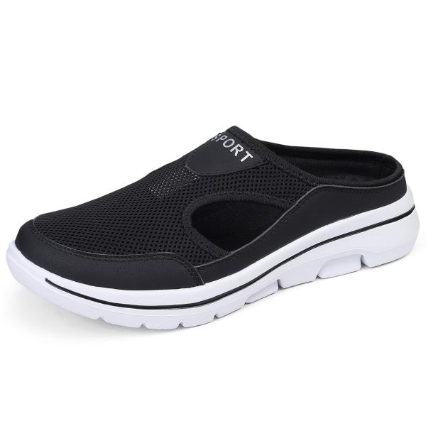 商品名:  Meik Mangni Men's Slip On Mules Womens Lightweight Open Back Shoes Comfort Walking Shoes Breathable Slippers Close...