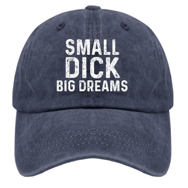 商品名:  sicrvos Small Dick Big Dreams Hats Women’s Hat Navy Blue Running Hat Men Gifts for Women Outdoor Capsブランド: sicrvos...