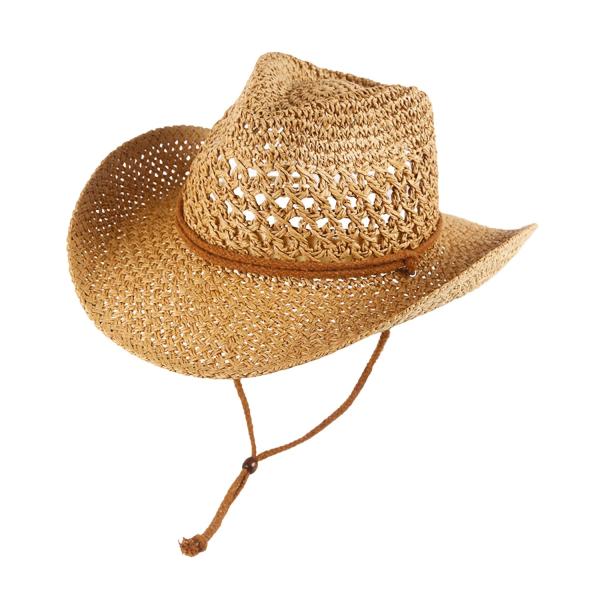 商品名:  Generic Women Straw Cowboy Hat Wide Brim Sun Hat Cowgirl Summer Western Cowboy Hat for Holiday Party Travel Outdoo...