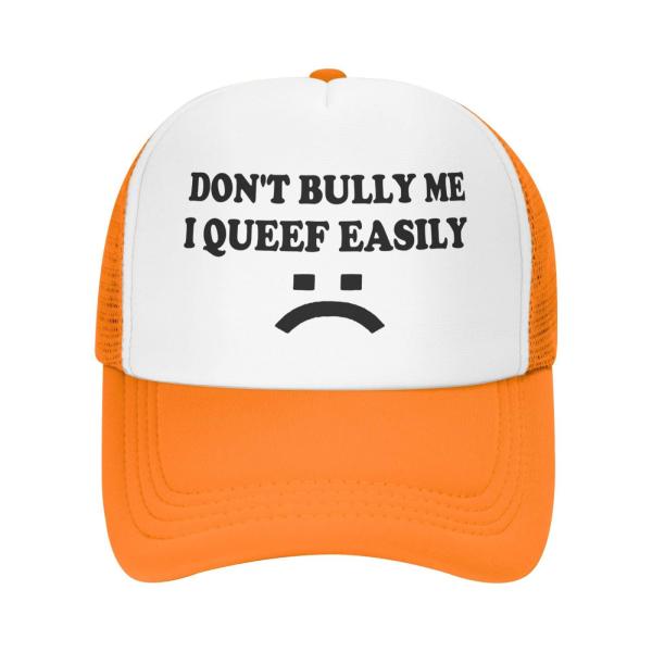 商品名:  Diputer Don't Bully Me I Queef Easily-Hat Funny Trucker Hats Vintage Gag Trucker-Hat Funny Party Hats Snapback Bas...