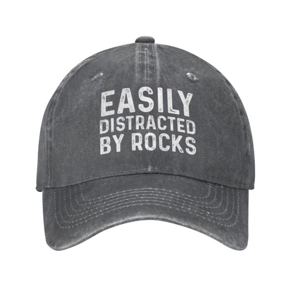 商品名:  Ositerpz Easily Distracted by Rocks Hat for Men Baseball Hats Graphic Hat Deep Heatherブランド: Ositerpz商品サイズ: One Siz...