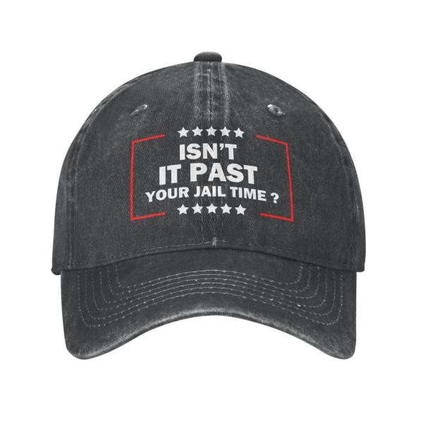 商品名:  Ositerpz Isn’t It Past Your Jail Time ？ Cap Men Dad Hats Funny Hat Blackブランド: Ositerpz商品サイズ: One Size高さ: 1.778cm横幅...