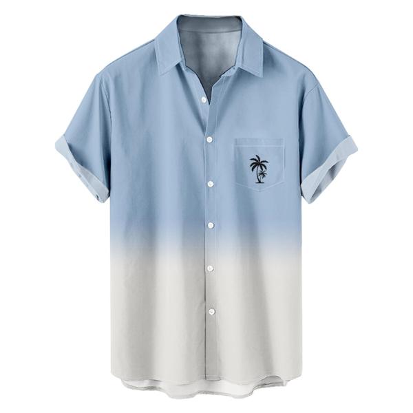 商品名:  Generic Beach Shirts Men Mens Hawaiian Shirt Short Sleeve Regular-Fit Tropical Beach Casual Shirts 2024 Trendy Sum...