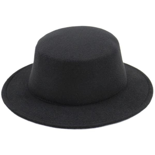 商品名:  Fedoras Trilby Hats Fedora Hats for Women Men Vintage Classic British Panama Hat Wide Brim Flat Top Warm Country G...