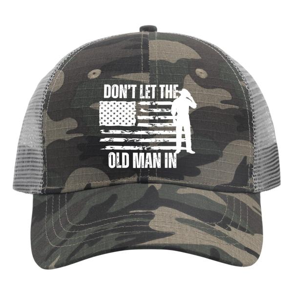 商品名:  Generic Don't Let The Old Man in Hat for Women Old Man Baseball Cap Aesthetic Washed Hiking Hat Cotton, Allblackブラ...