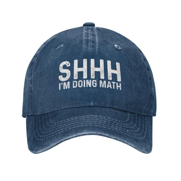 商品名:  Georgeston Shhh I'm Doing Math Hat Women Dad Hat Vintage Cap Navy Blueブランド: FLALORI商品サイズ: One Size高さ: 1.778cm横幅: 1...