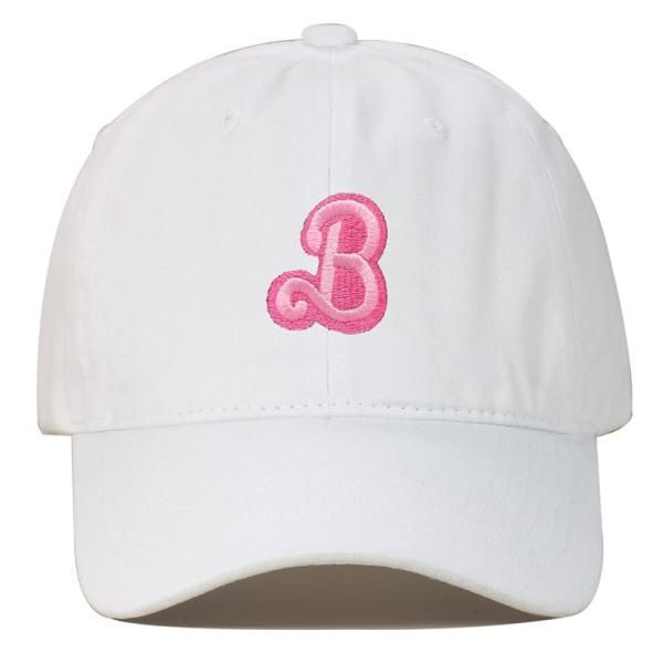 商品名:  B Letter Embroidered Baseball Cap Solid Color Washed Distressed Dad Hats Adiustable Sun Hat for Women Girls (Cotto...