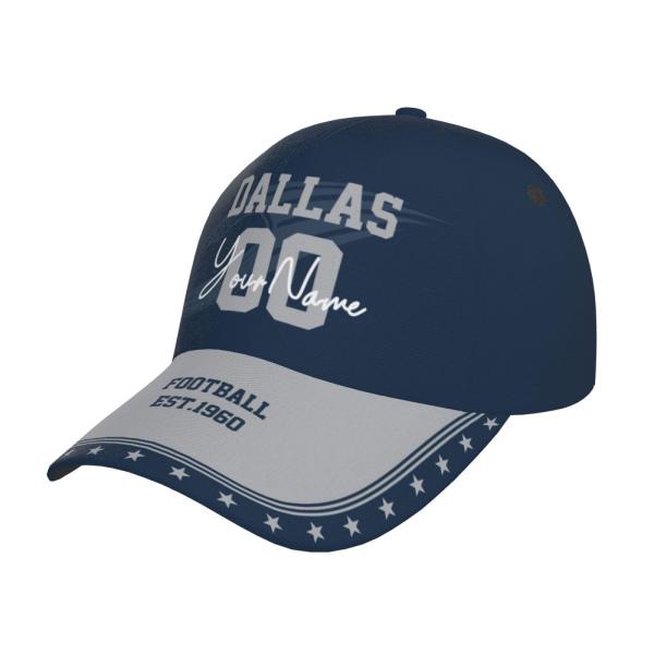商品名:  Custom Dallas Hats Adjustable Football Style Cap Personalized Any Name Number Sports Fan Gifts for Men Women Youth...