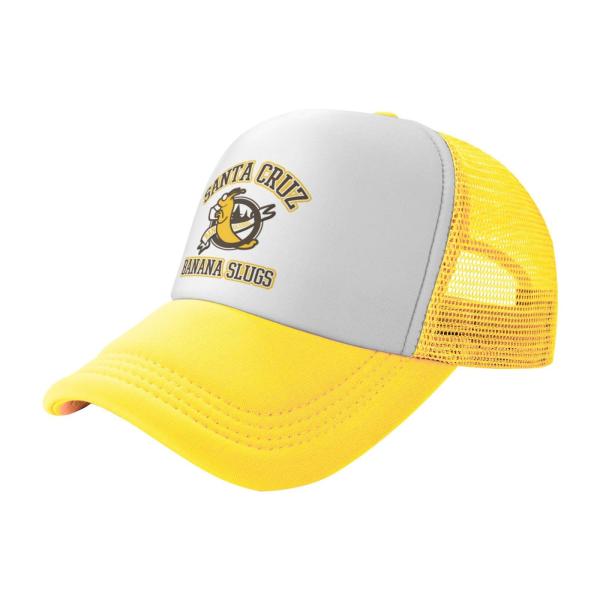 商品名:  Cokyis Uc Santa Cruz Banana Slugs Trucker Hats for Both Men and Women - Mesh Baseball Snapback Hats Yellowブランド: Co...