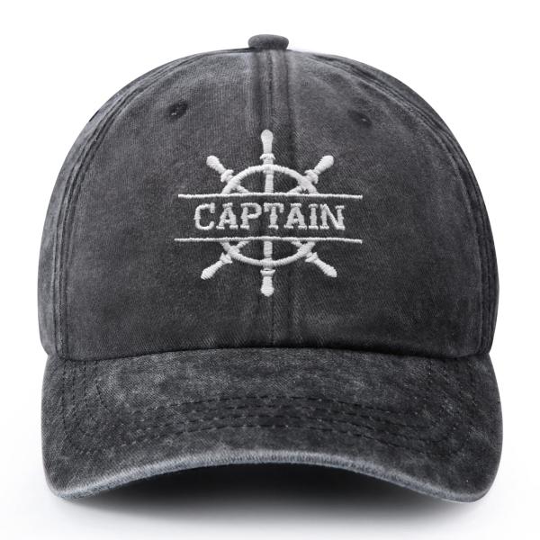 商品名:  Captain Hat, Boat Captain Hat, Captain Hats for Men Women, for Boat Owners, Boating Gifts for Husband Dad Son Gran...