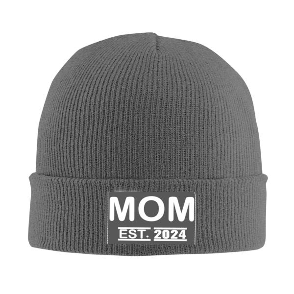商品名:  Kkaingg Beanie, Mom Est 2024 Gifts Beanie Hat Women Winter Warm Hats Men Knit Slouchy Skull Cap Knitted Hat Hedgin...