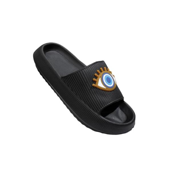商品名:  YUHUAWYH Women Man Evil Eye Slippers Open Toe Summer Slippers for Beach Pool House Trend Women Slippers,Women 8.5/...