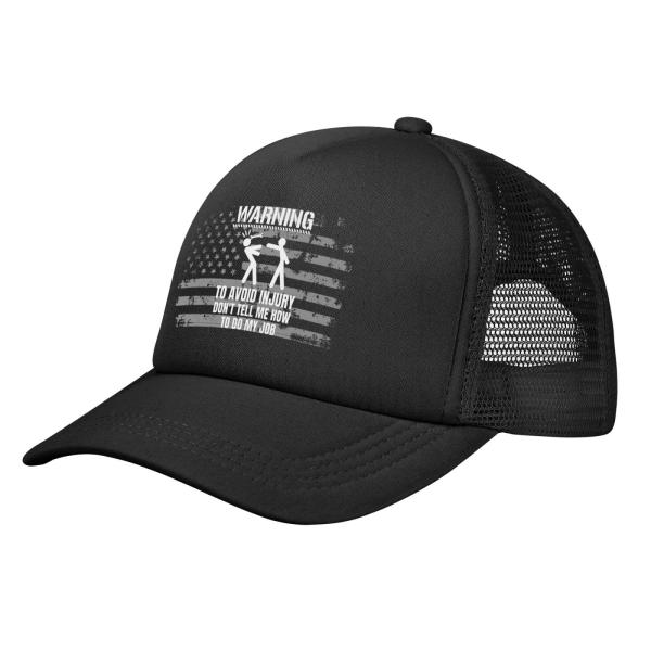 商品名:  Warning to Avoid Injury Do Not Tell Me How to Do My Job Baseball Cap Adjustable Casual Mesh Hats Duck Tongue Hat f...
