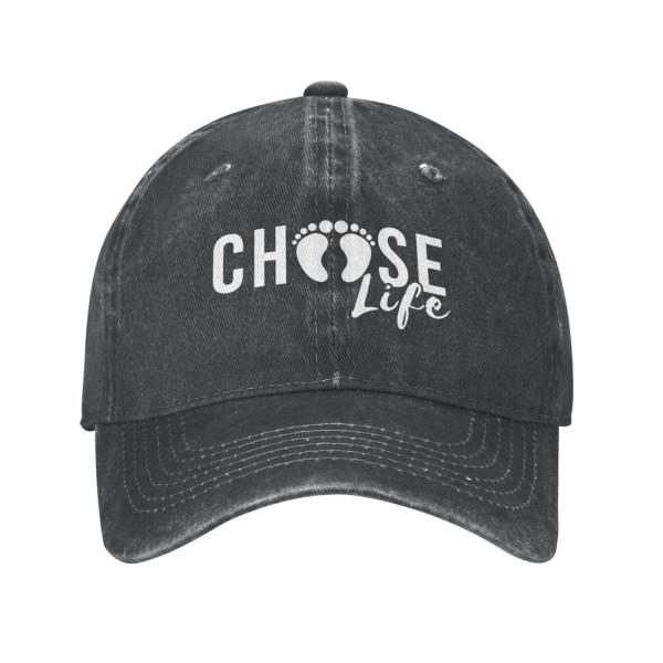 商品名:  Generic Pro Life Choose Life Anti Abortion Baseball Cap Funny Trucker Hat Men Women Sunhat Summer Cowboy Hats Blac...
