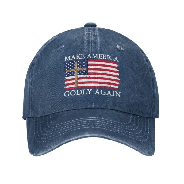 商品名:  Generic Jesus Baseball Caps Make America Godly Again Summer Hats for Womens Cute Baseball Hats Navy Blueブランド: Gene...