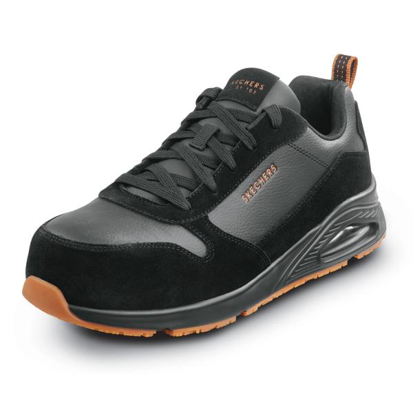 商品名:  Skechers Work UNO Parker, Men's, Black, Alloy Toe, EH, MaxTRAX Slip Resistant, Low Athletic, Work Shoe (13.0 W)ブラン...