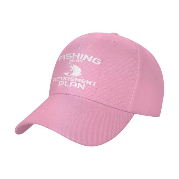 商品名:  vroos Fishing is My Retirement Plan Peaked Hat Men Women Adjustable Trendy Curved Brim Baseball Caps Pinkブランド: vro...