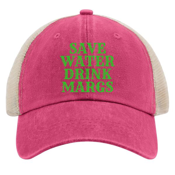 商品名:  FLALORI Save Water Drink Margs Trucker Hat Men Vintage Mesh Cap for Summer Pinkブランド: FLALORI商品サイズ: One Size高さ: 1.7...