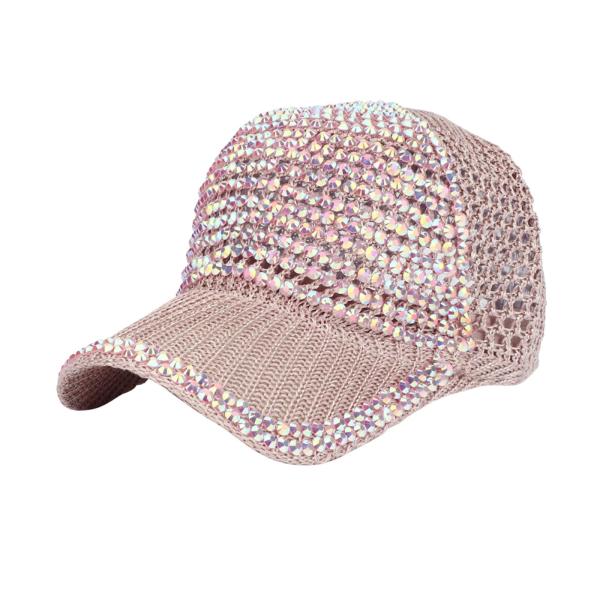 商品名:  Generic Bling Hat for Men Fun Rhinestone Baseball Cap Bejeweled Distressed Hat Bling Gifts for Women (Pink, One Si...