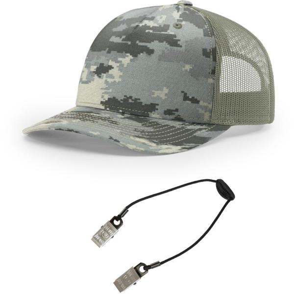 商品名:  Richardson 112PFP Five Panel Trucker Snapback Hat Bundle with Cap Catcher (Digital Camo/Light Green)ブランド: The Hat ...