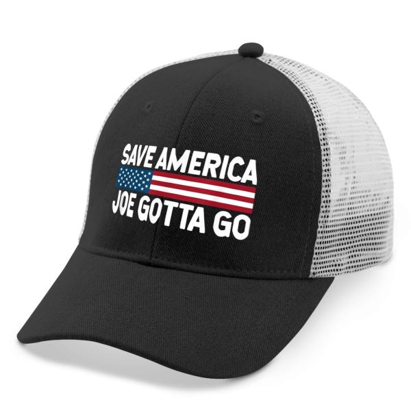 商品名:  Generic America Hats Joe Gotta Go Save America Hats for Women Mens AllBlack Dad Hat Sun Hats Vintage Hatsブランド: Gen...