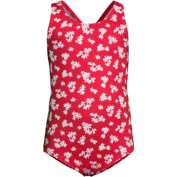 商品名:  Lands' End Girls Chlorine Resistant One Piece UPF 50 Swimsuit Large Strawberry Tossed Floralブランド: Lands' End商品サイズ:...