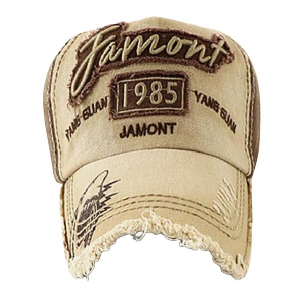 商品名:  MINAKOLIFE Men's Red Distressed Vintage Cotton Baseball Cap Snapback Trucker Hiking Hat (Cotton, Beige)ブランド: MINAK...