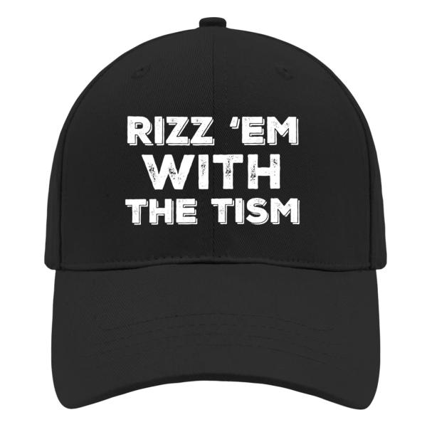 商品名:  BEIXBE Rizz Em with The Tism Hat Hat Men Vintage Mesh Hats for Fall Blackブランド: BEIXBE商品サイズ: One Size高さ: 1.778cm横幅:...