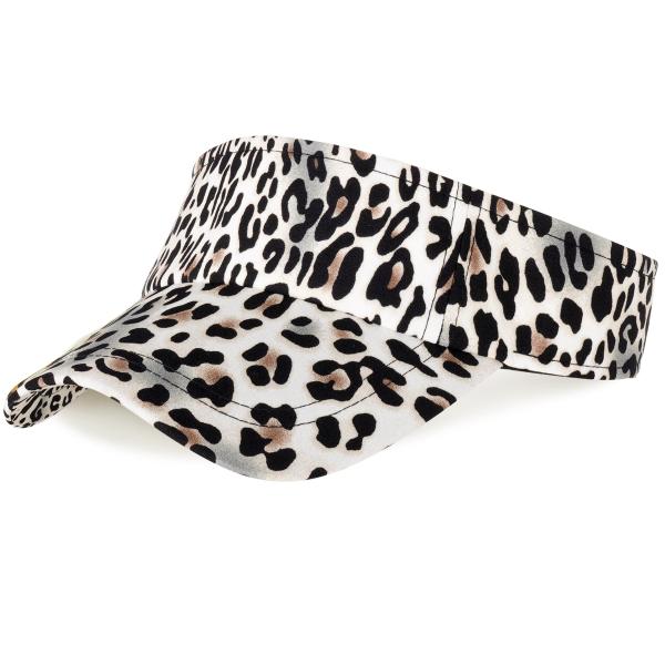 商品名:  Marrywindix 1 Piece of Leopard Print Sport Wear Athletic Visor Sun Sports Visor Hat Visor Adjustable Cap for Women...