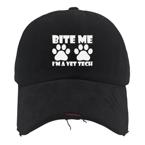 商品名:  Generic Bitees Me I'm A Vet Tech Baseball Cap Mens Running hat AllBlack Golf hat Gifts for Women Hiking Capブランド: G...
