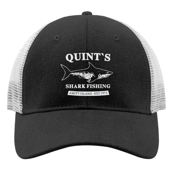 商品名:  Quints Shark Fishing Amity Island EST 1975 Hat Trucker Hat Women Funny Mesh Hat for Fallブランド: Beafoliya商品サイズ: One ...