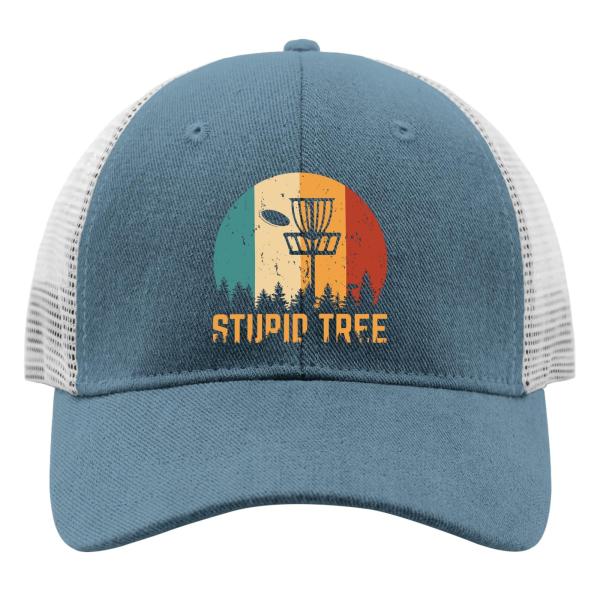 商品名:  Disc Golf caps Stupid Tree Funny Gaming Gift Hats for Women Baseball Cap Stylish Washed Ball Cap Cotton SkyBlueブラン...