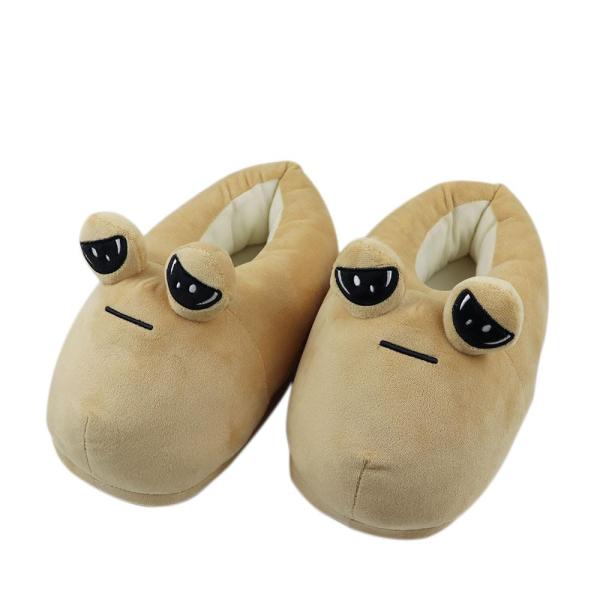 商品名:  Generic Sad Doll Plush Slippers 28cm Plush Animal Slippers Winter Warm Shoes Cute and Interesting Alien Slippers, ...