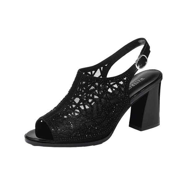 商品名:  Vifucz zapatillas de cuero blancas 2024 Winter,Women's Thick Heel Hollow Fish Mouth One Button Women's Fashion Cas...