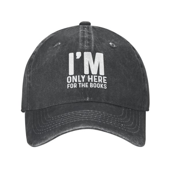 商品名:  Elixvsoer I'm Onlys Here for The Books Hat for Women Dad Hat Cool Caps Blackブランド: Elixvsoer商品サイズ: One Size高さ: 1.77...