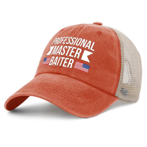 商品名:  Generic Professional Master Baiter Hat Men Trendy Fishing Denim Hat Women Saffron Caps Fashionable Unique Gifts fo...