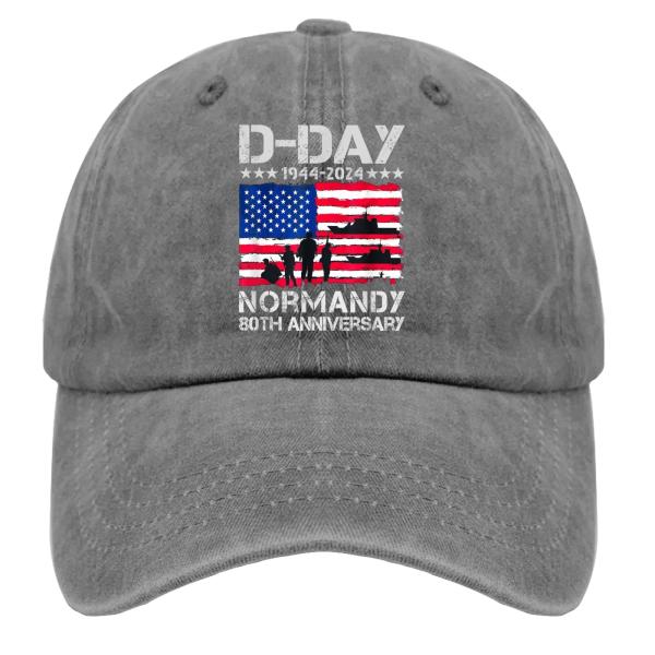 商品名:  Generic 1944 D-Day 2024 Operation Overlord 80th Anniversary Normandy Hats for Men Baseball Cap Aesthetic, Pigment ...