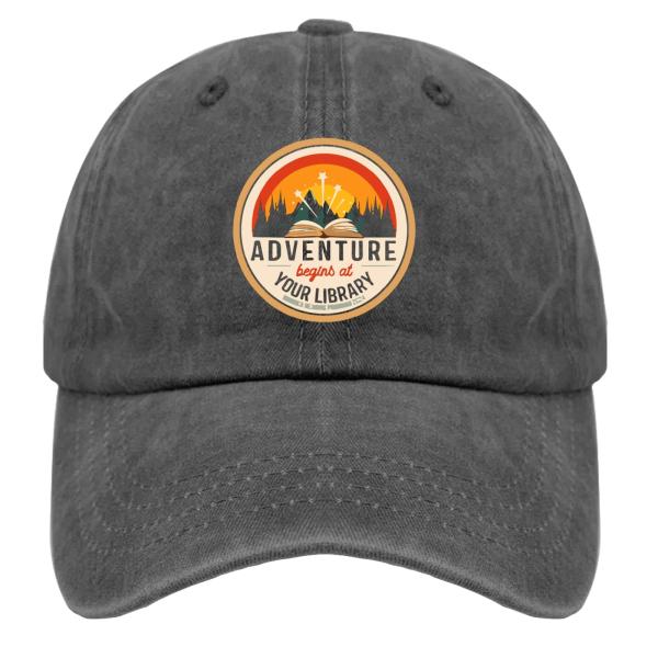 商品名:  Generic Summer Reading Program 2024 Adventure Begins at Your Library Hat for Women Baseball Caps Trendy, Pigment B...